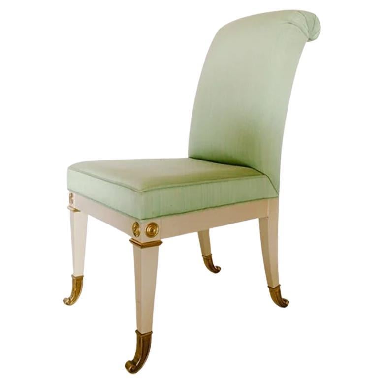 Single Cream Napoleonic Style Chair by Mastercraft, 1970s For Sale at ...