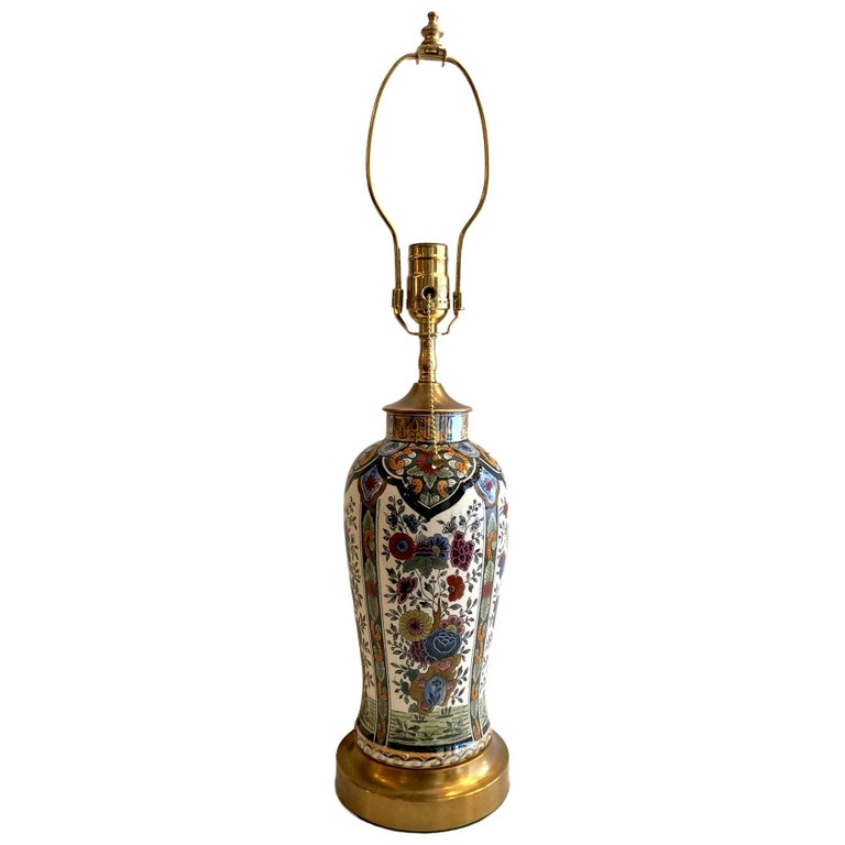Single English Porcelain Table Lamp For Sale at 1stDibs | english table ...