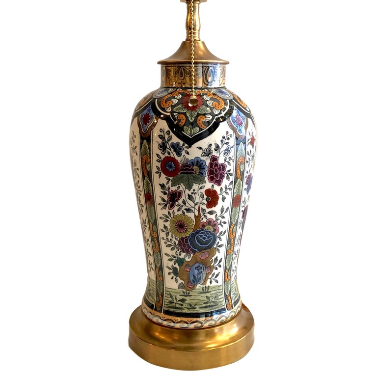 Single English Porcelain Table Lamp For Sale at 1stDibs | english table ...