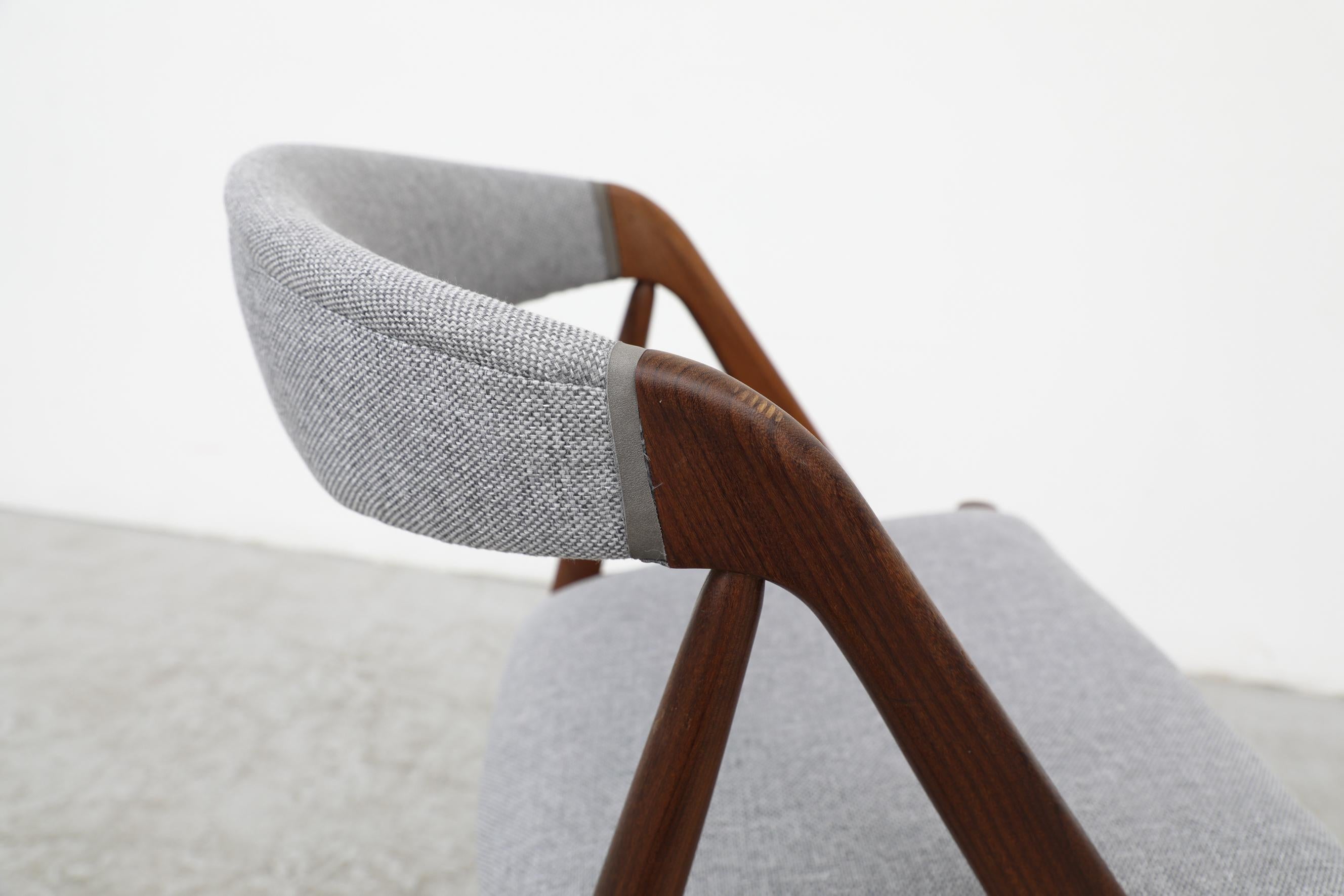 Single Kai Kristiansen 'Handy' Chair with Gray Upholstery For Sale at ...