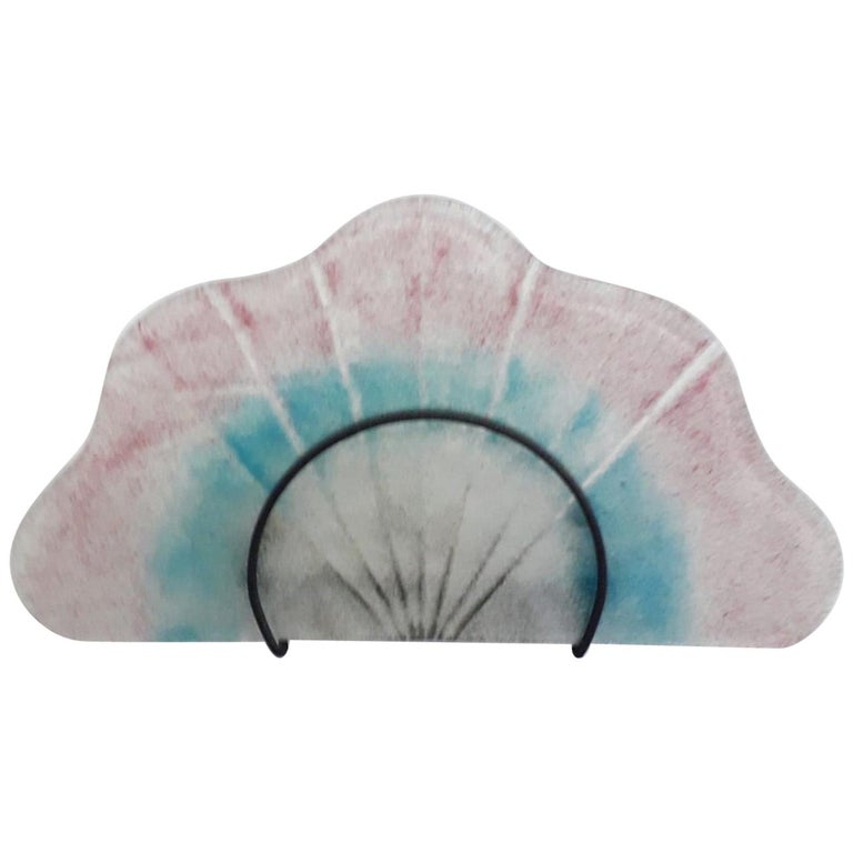 Single Large Fan Sconce For Sale at 1stDibs