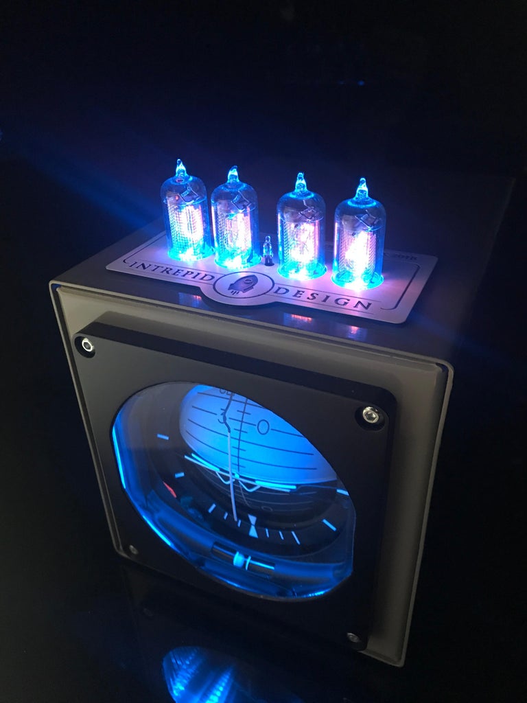 Single Large Lynx Cockpit Main Altitude Indicator Nixie Clock For Sale ...