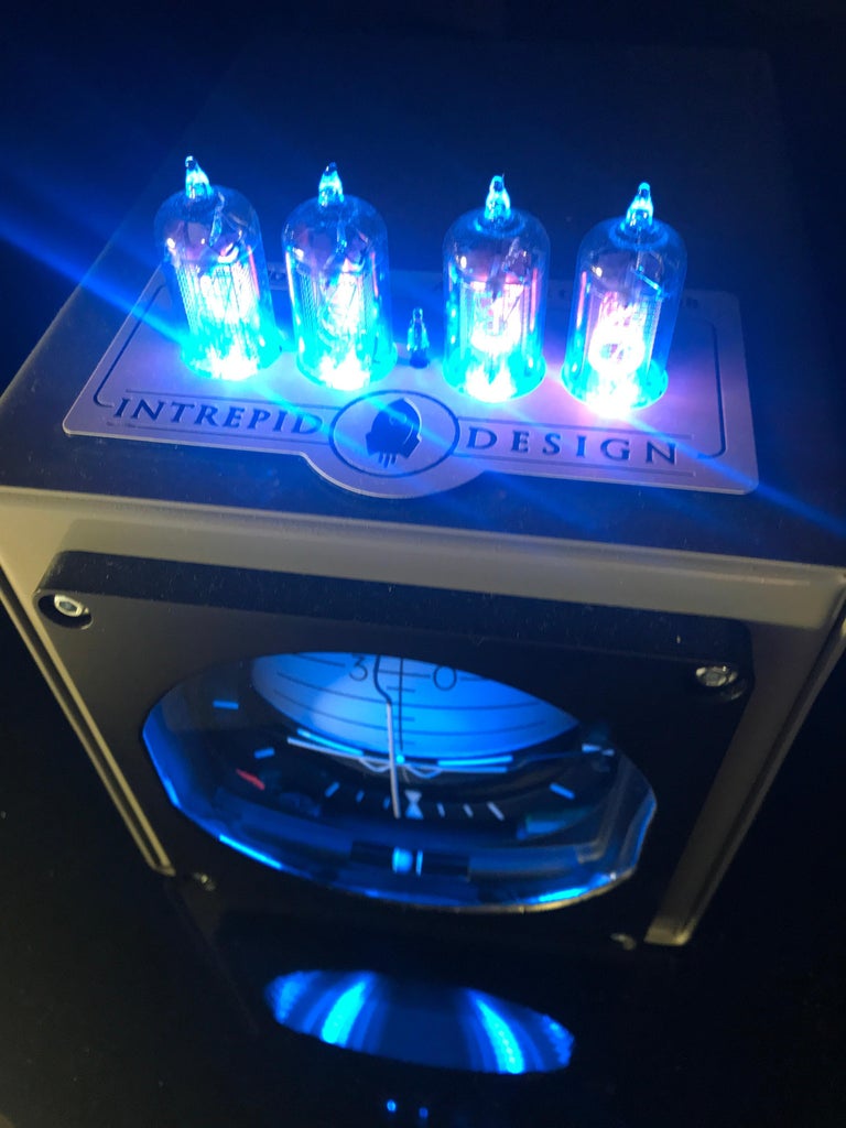 Single Large Lynx Cockpit Main Altitude Indicator Nixie Clock For Sale ...