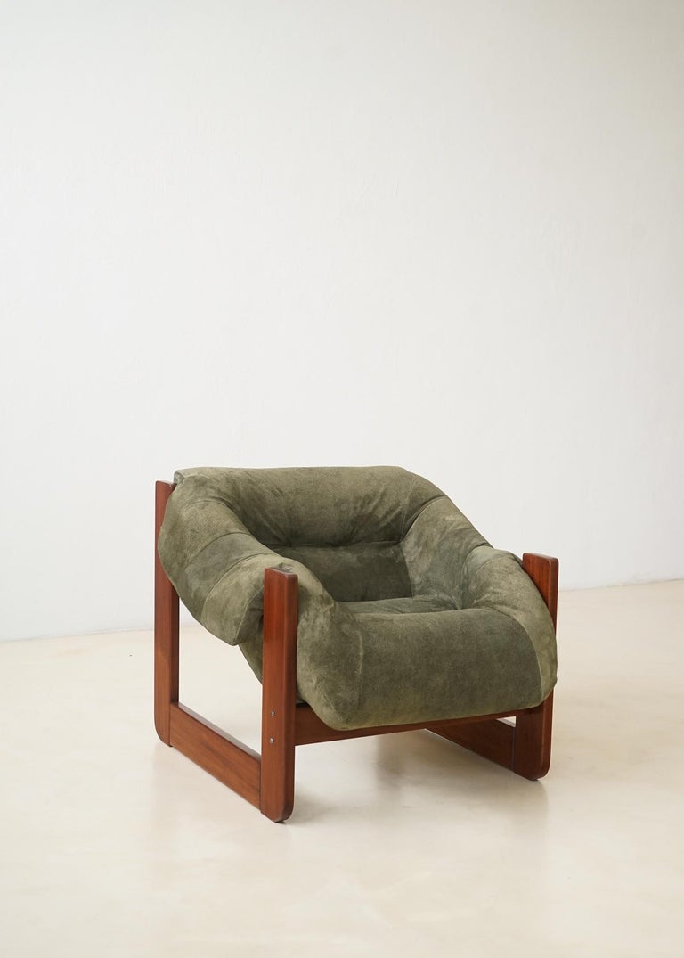 Single MP-97 Midcentury Lounge Chair by Percival Lafer, 1970s ...