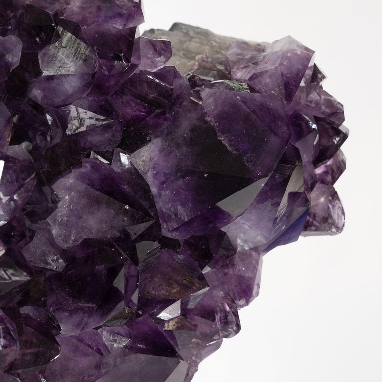 Single Natural Amethyst Fragment Table Lamp For Sale at 1stDibs