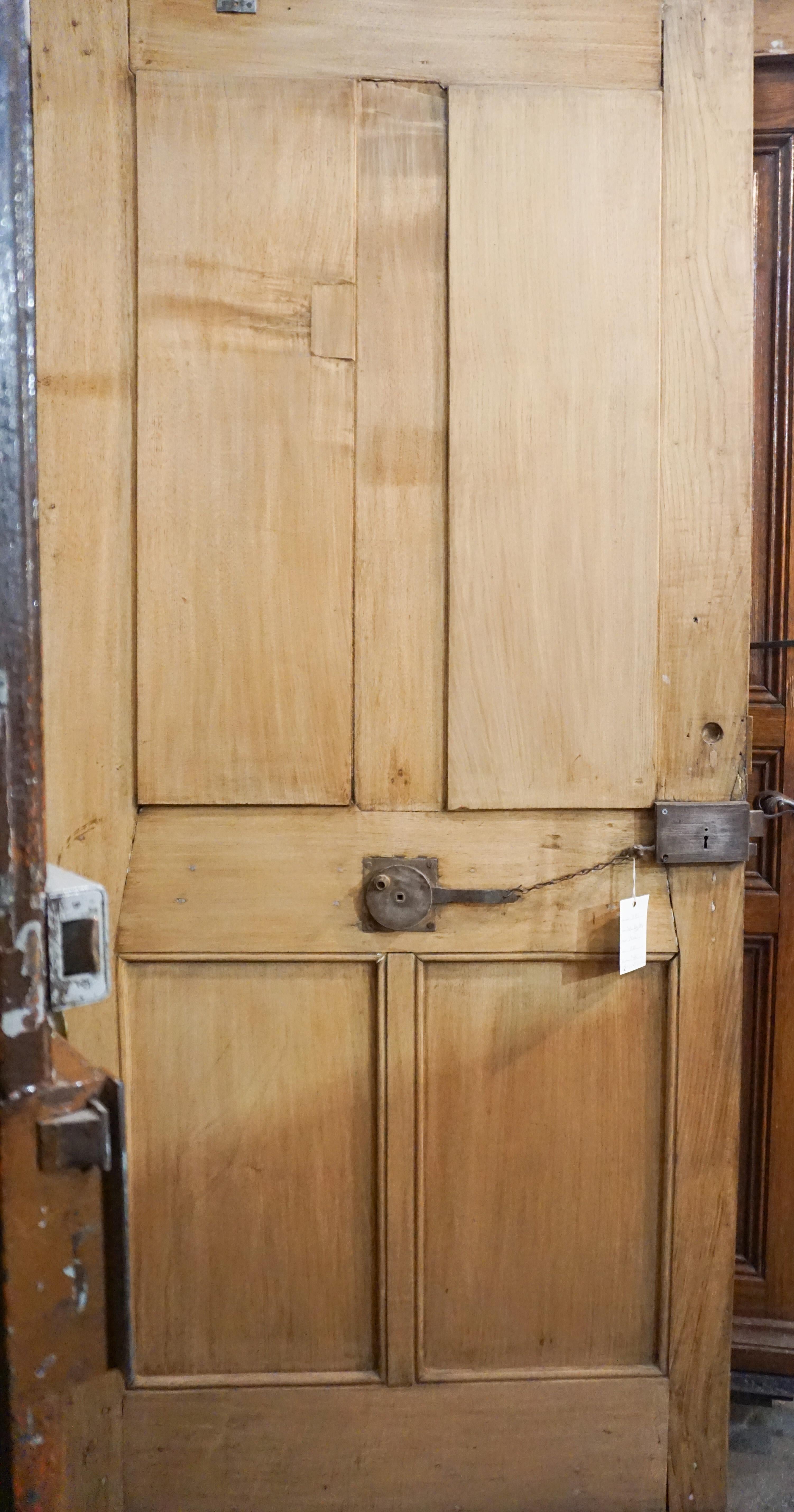 Single Oak Entry Door For Sale at 1stDibs