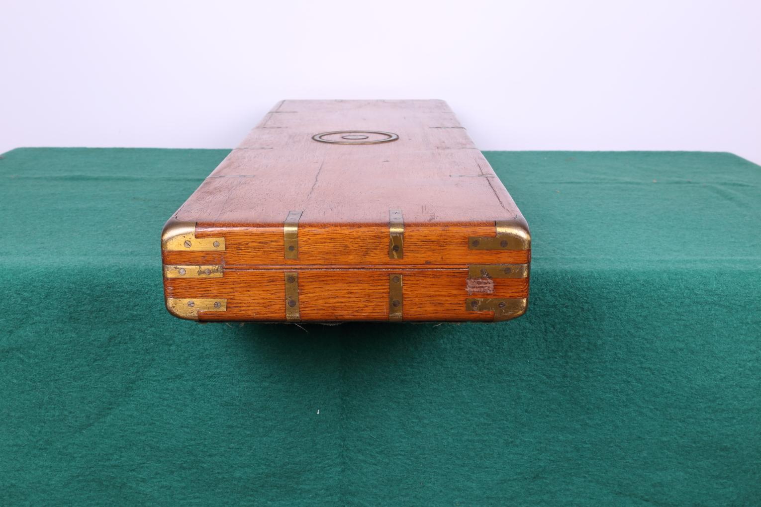 Single Oak Gun Case, circa 1880, Interesting Type at 1stDibs