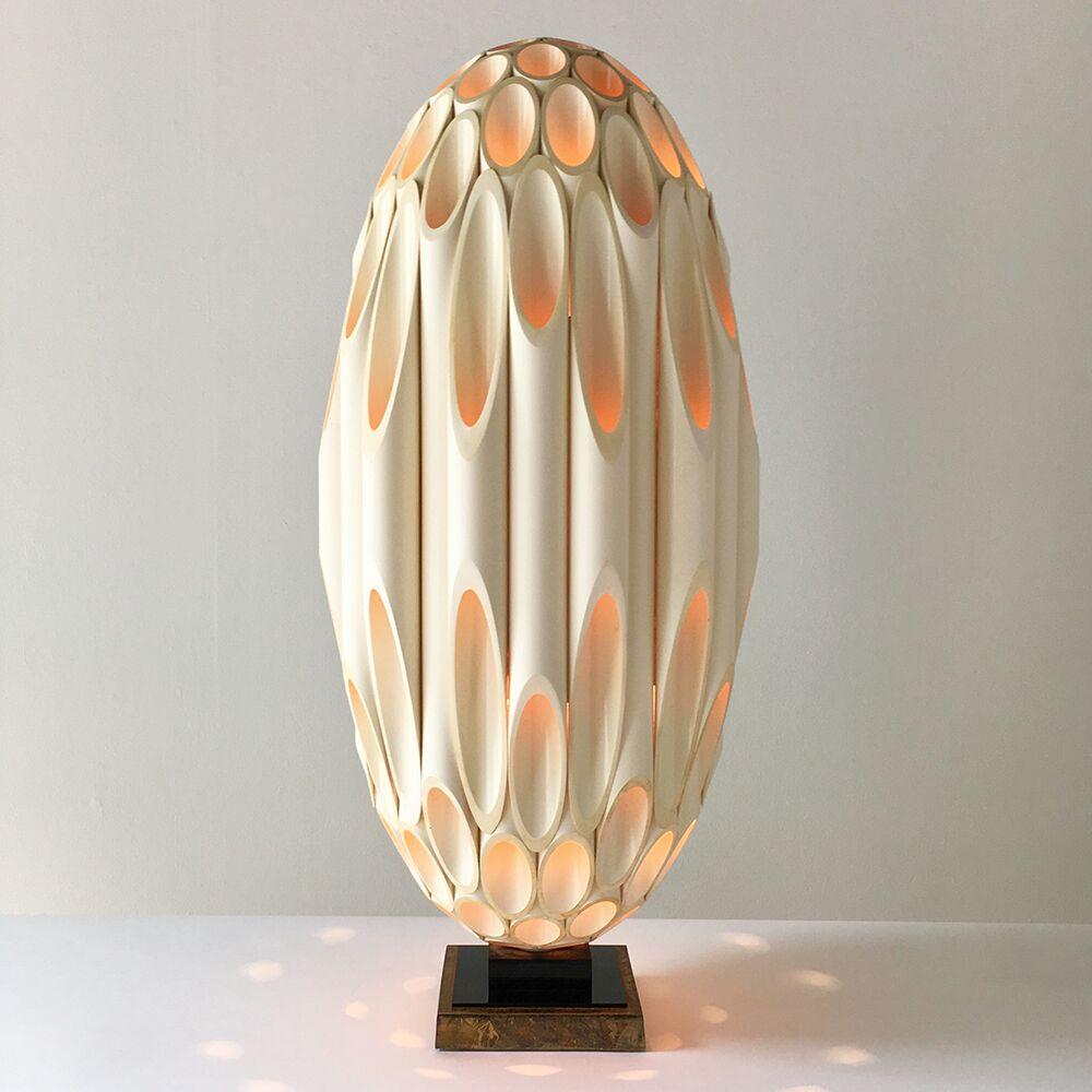 Single Ovoid Rougier Designed Table Lamp, Late 1970s For Sale at ...