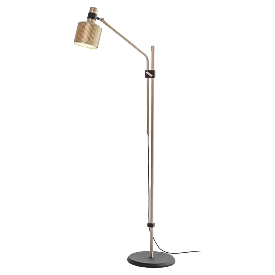 Single Riddle Floor Lamp by Bert Frank For Sale at 1stDibs