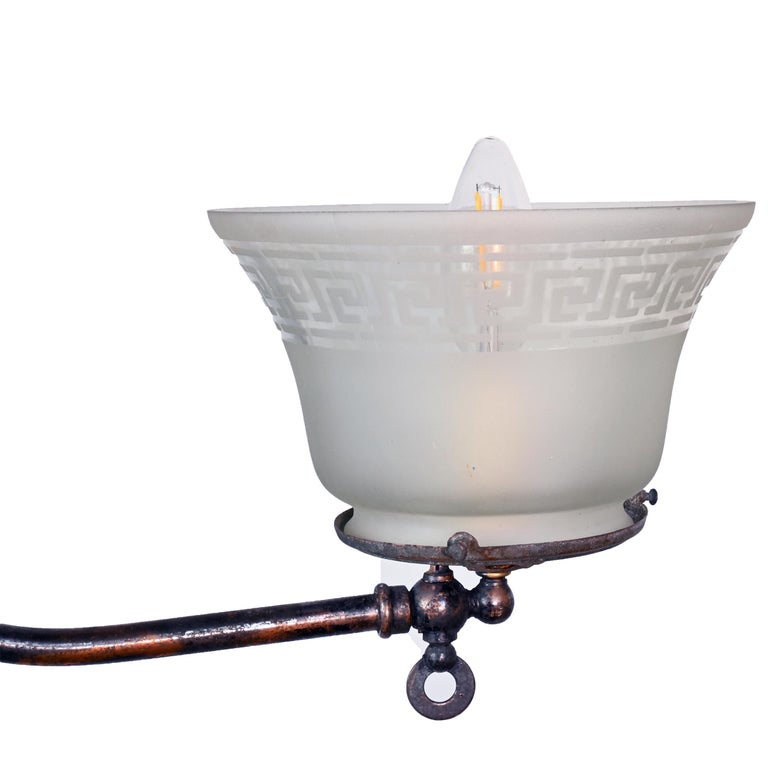 Single Shade Gas Conversion Pendant Gilt and Satin Japan Finish For ...