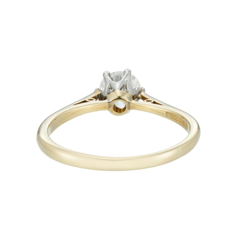 Single-Stone Diamond Ring For Sale at 1stDibs | one stone diamond ring ...