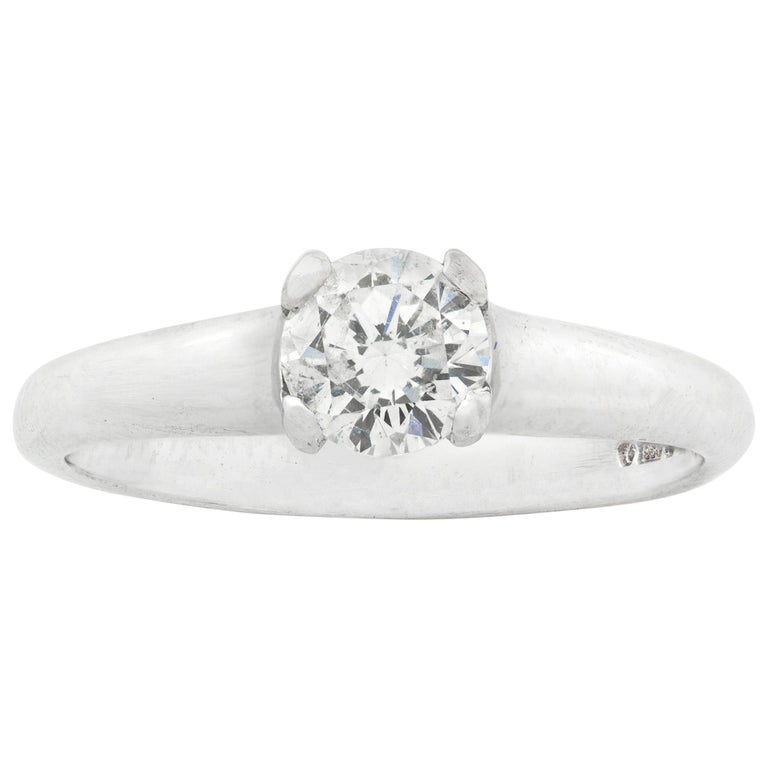 Single Stone Solitaire Diamond Ring For Sale at 1stDibs
