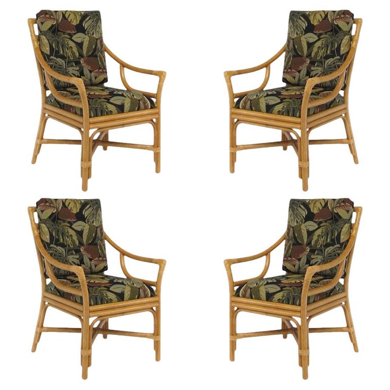 Single Strand Ring Back "Concord" Chair Rattan Dining Armchair, Set of ...