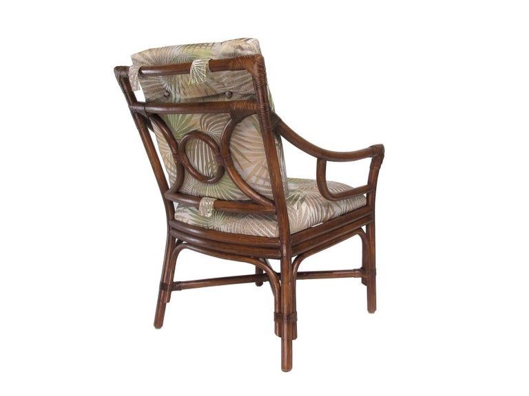 Single Strand Ring Back "Concord" Chair Rattan Dining Armchair, Set of ...