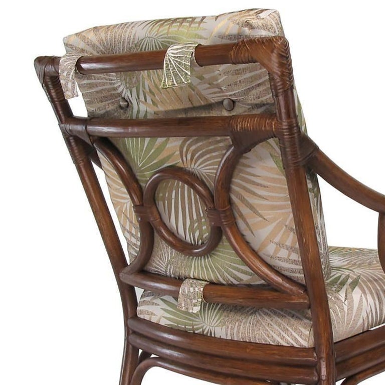 Single Strand Ring Back "Concord" Chair Rattan Dining Armchair, Set of ...