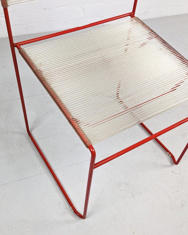 Single Superb Belotti Fly Line 'Spaghetti’ Chair for CMP, Padova Italy ...