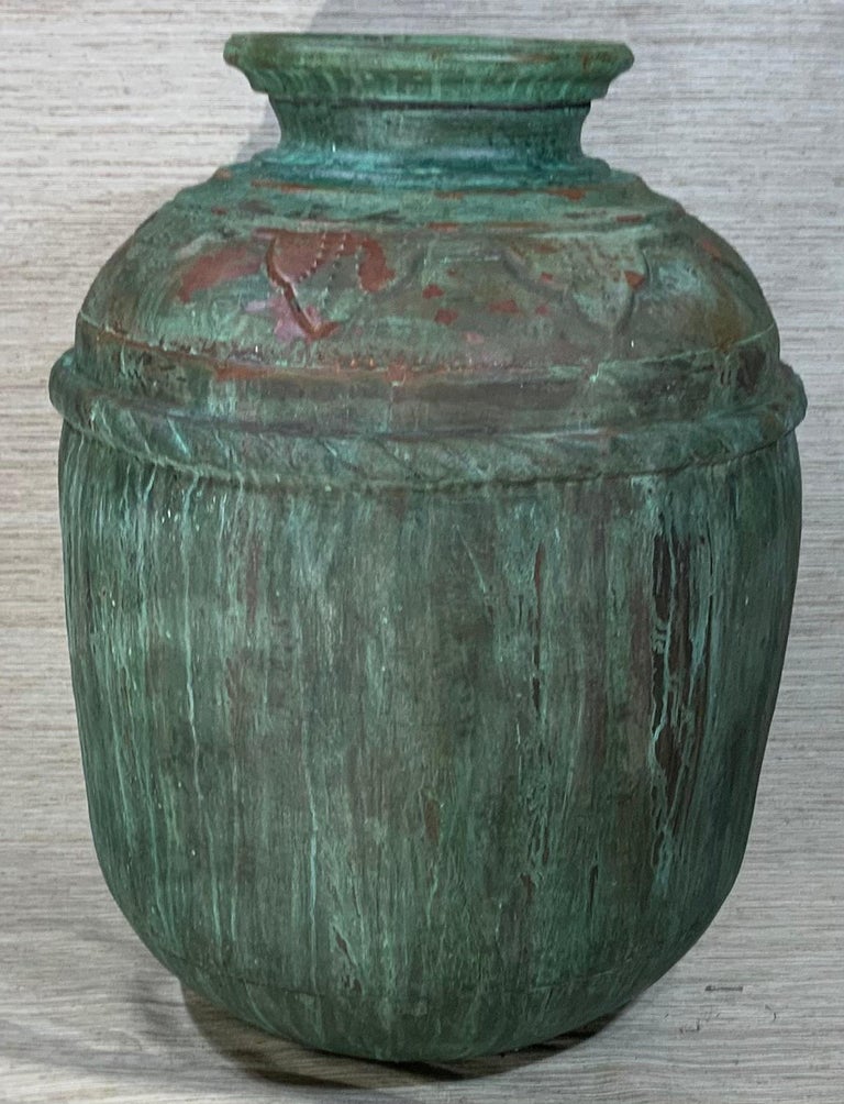 Single Vintage Copper Vase at 1stDibs