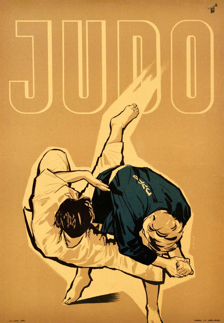 Sinko - Original Vintage Poster Judo Martial Art Sport Promotion ...