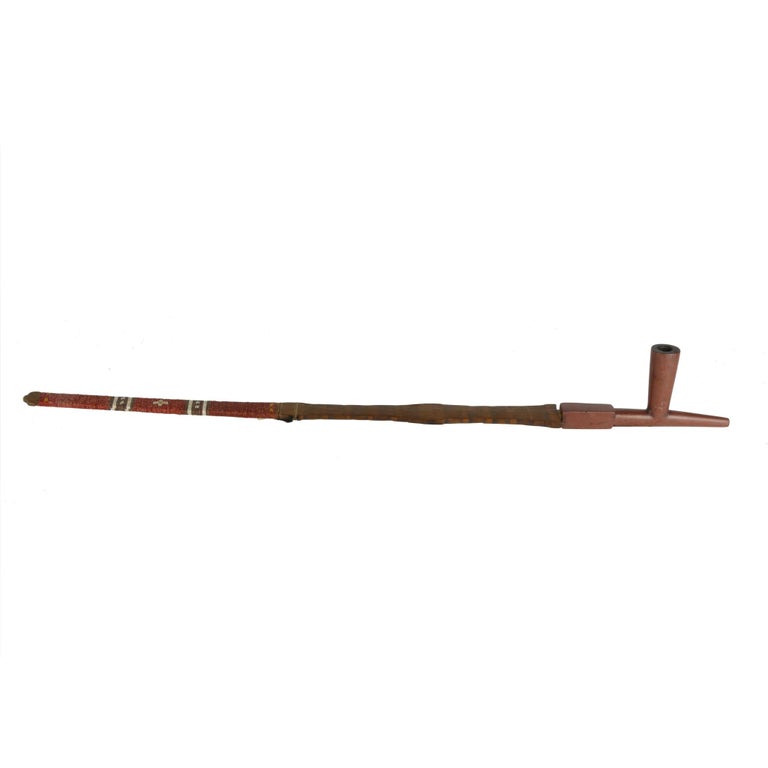 Native Sioux Quilled Council Pipe For Sale at 1stDibs