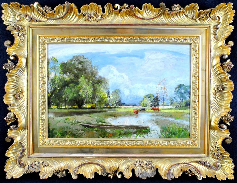 Sir David Murray - Cattle in a Meadow - Fine Impressionist Landscape ...