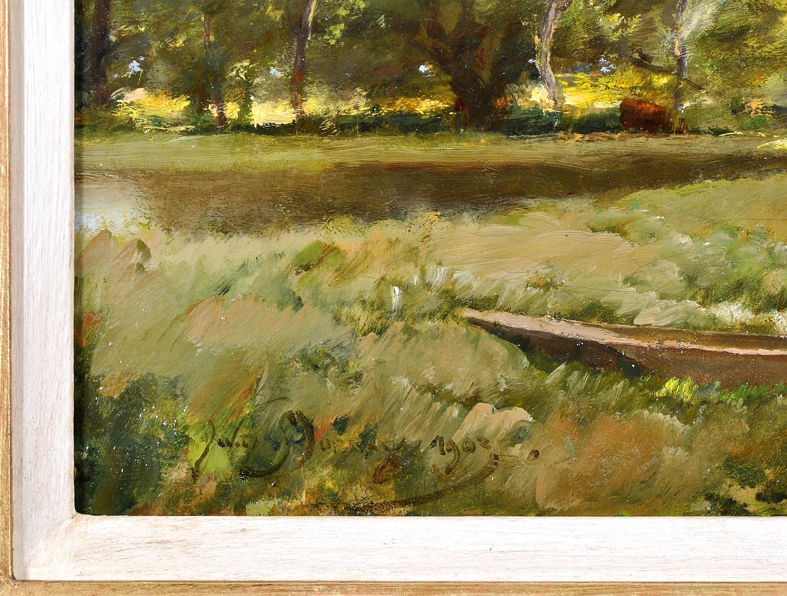 Sir David Murray - Cattle in a Meadow - Scottish Impressionist ...