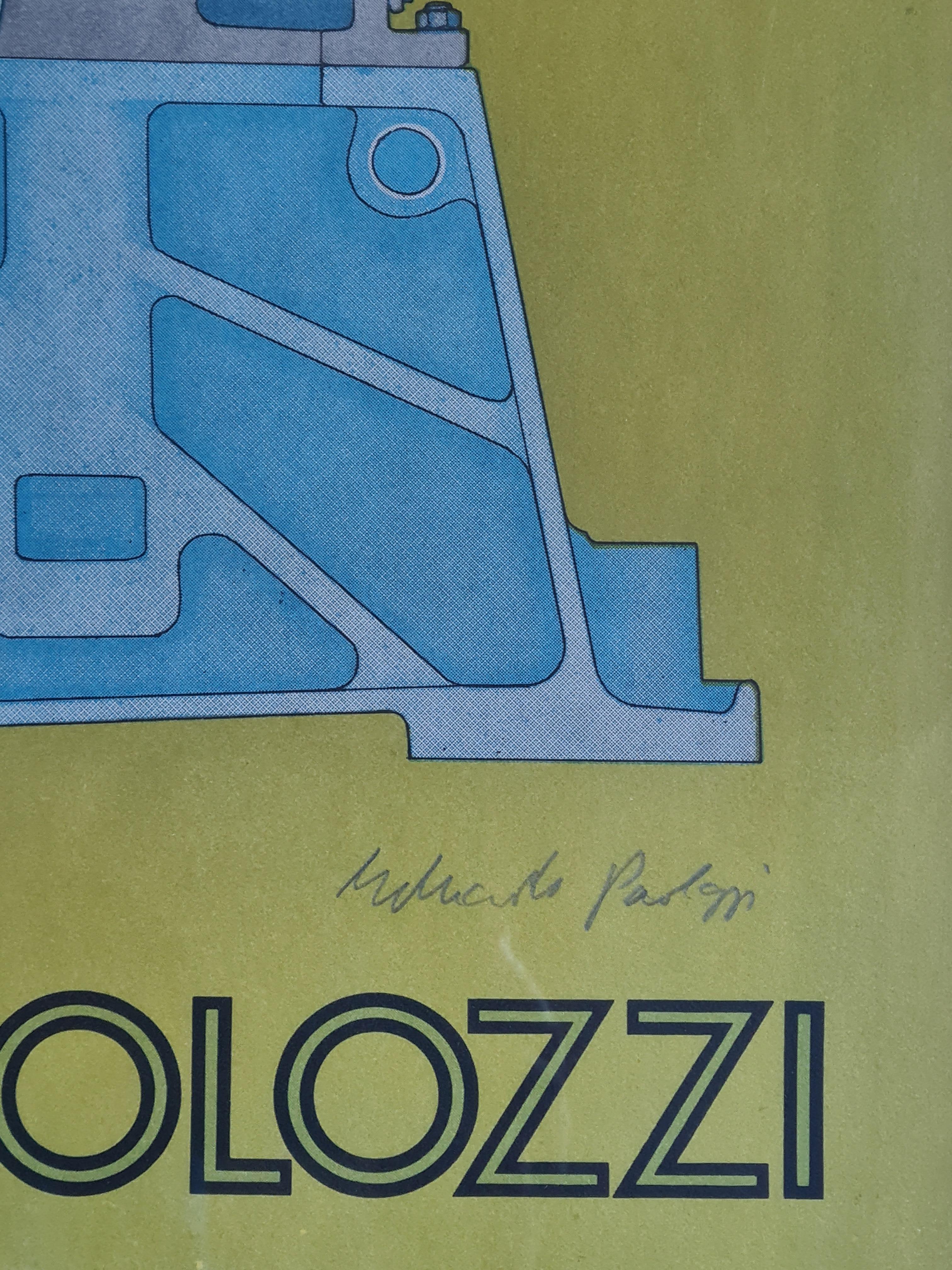 Sir Eduardo Paolozzi - The Machine, Large, Signed, Vintage Pop Art ...