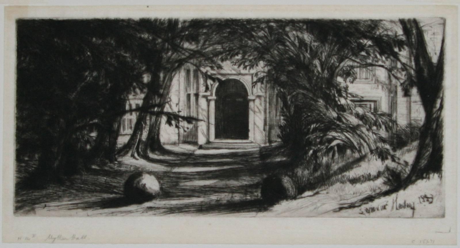 Sir Francis Seymour Haden, R.A. - Mytton Hall For Sale at 1stDibs