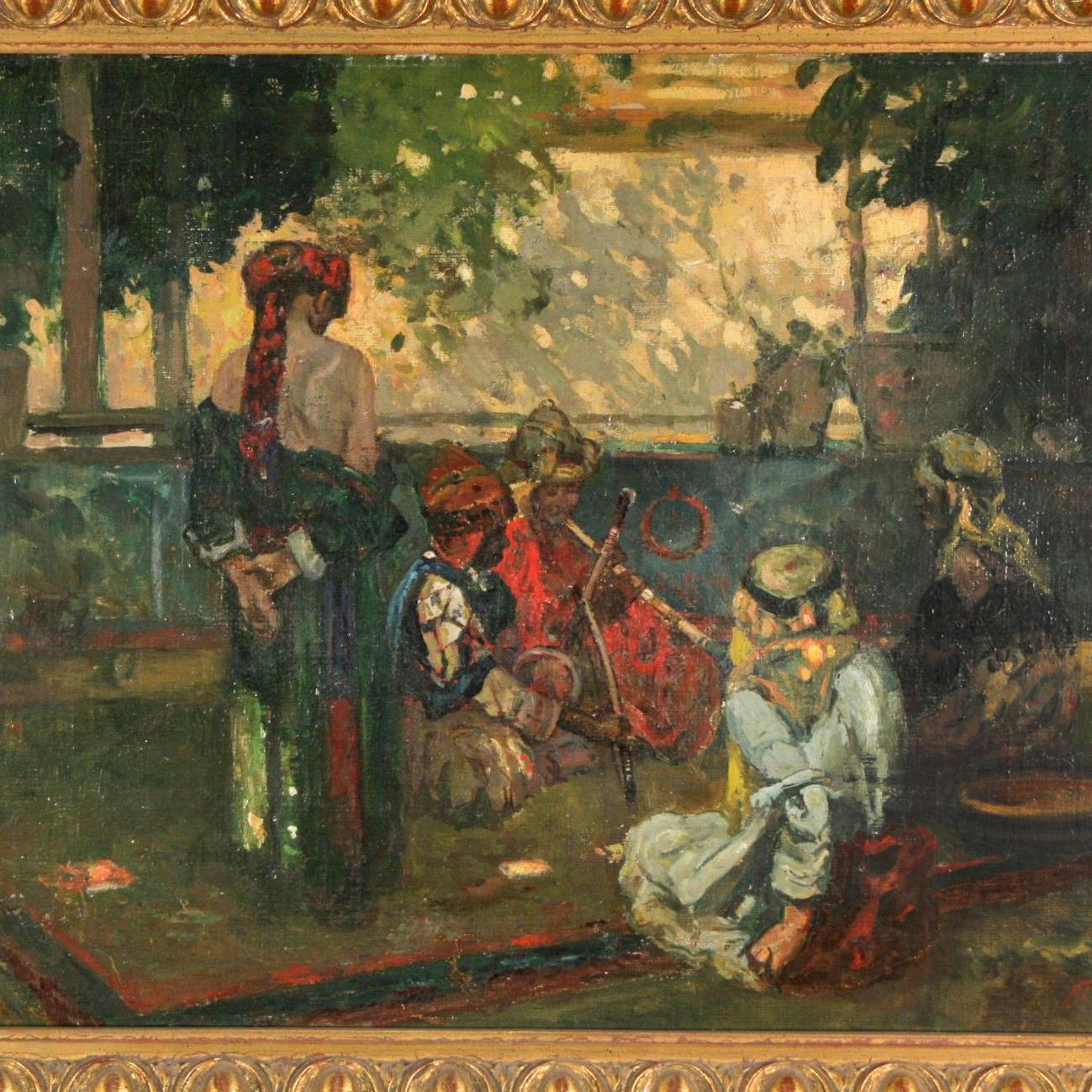 Sir Frank Brangwyn - Sir Frank William Brangwyn Oil on Canvas "The ...