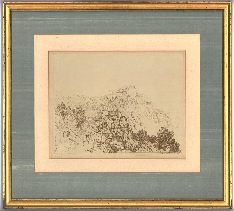 Sir Frank Short - Sir Frank Short (1857-1945) - 1891 Etching, Hillside ...