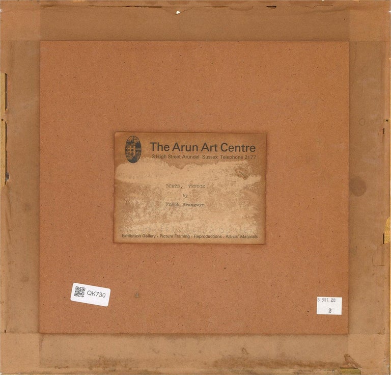 Sir Frank William Brangwyn RA RWS RBA - Sir Frank William Brangwyn RA ...