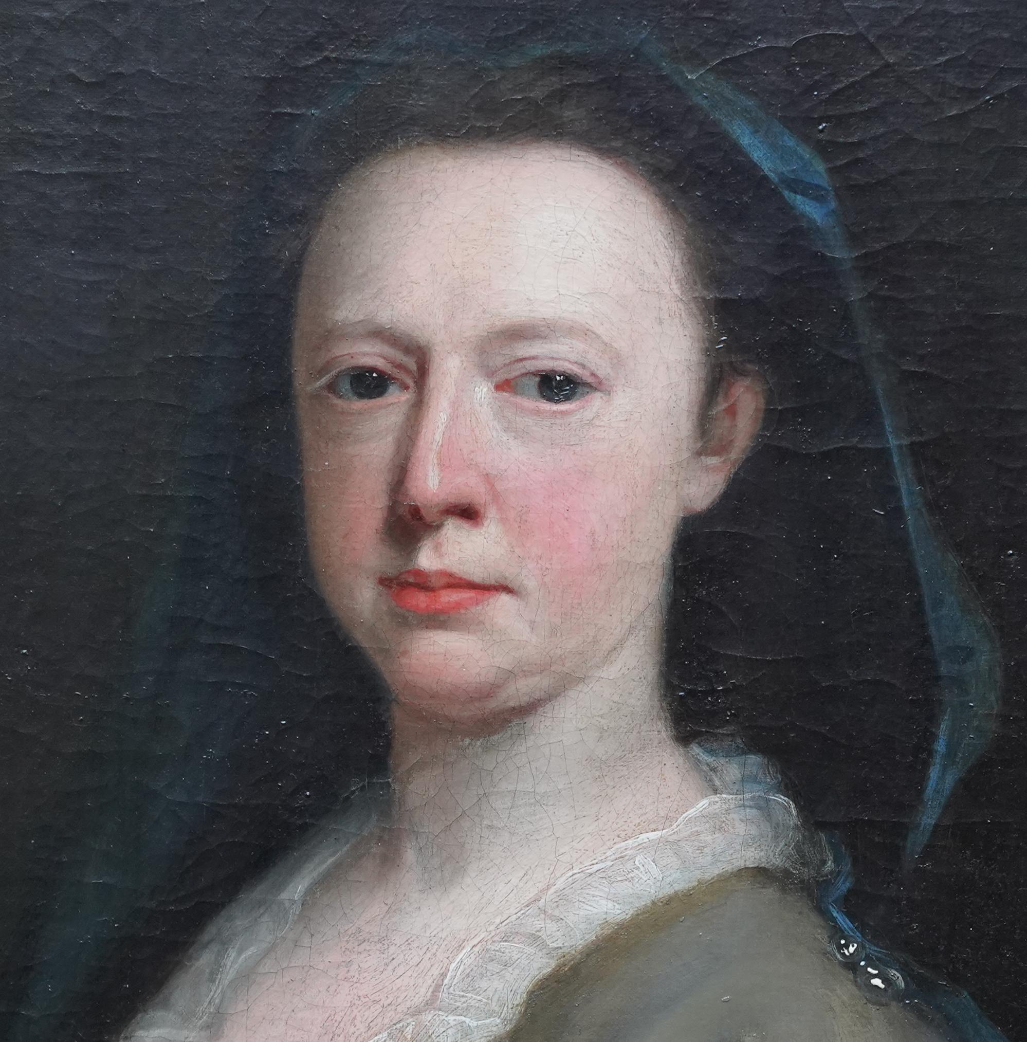 Portrait of a Lady - British 17th century art Old Master portrait oil ...