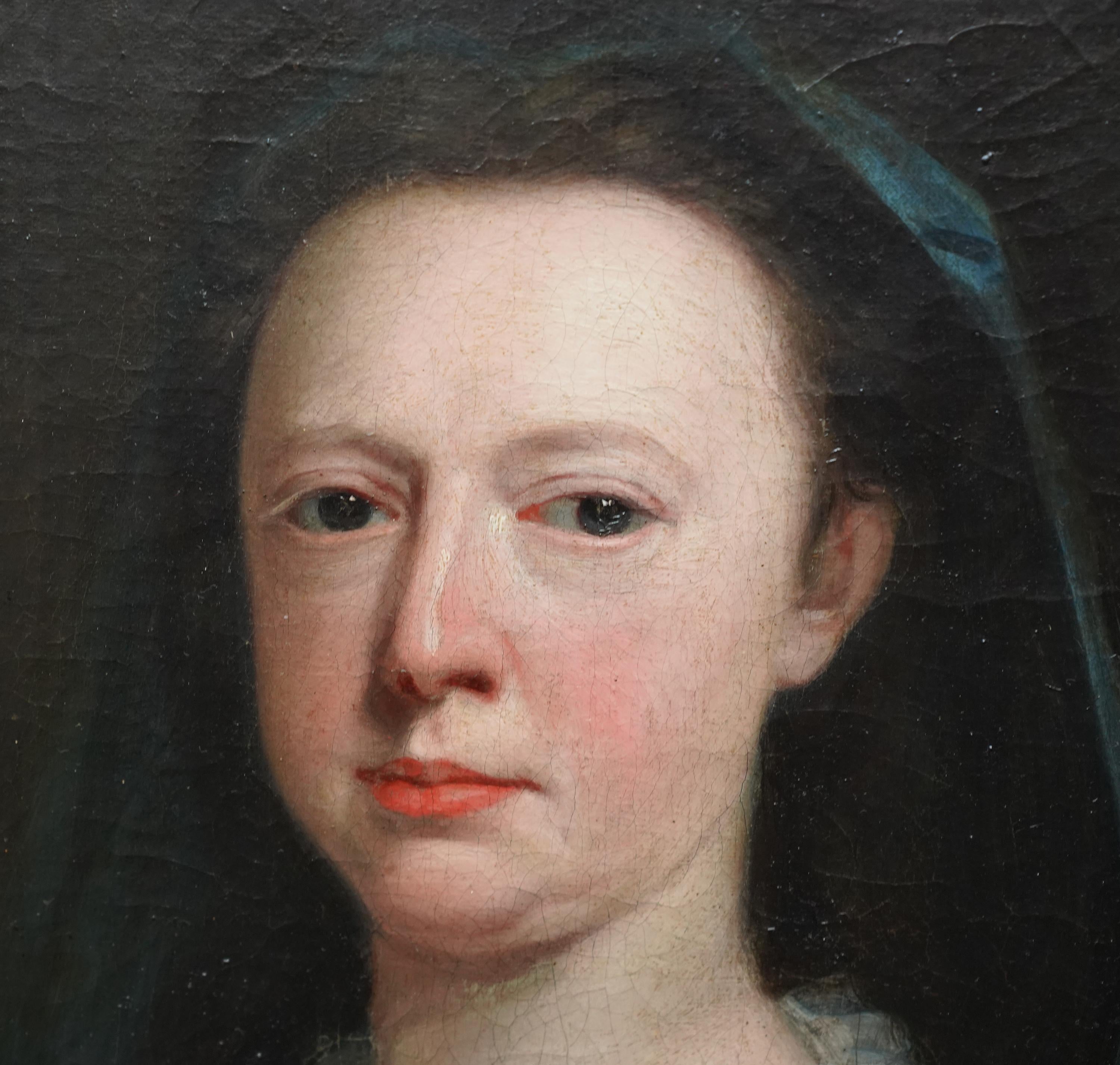 Portrait of a Lady - British 17th century art Old Master portrait oil ...