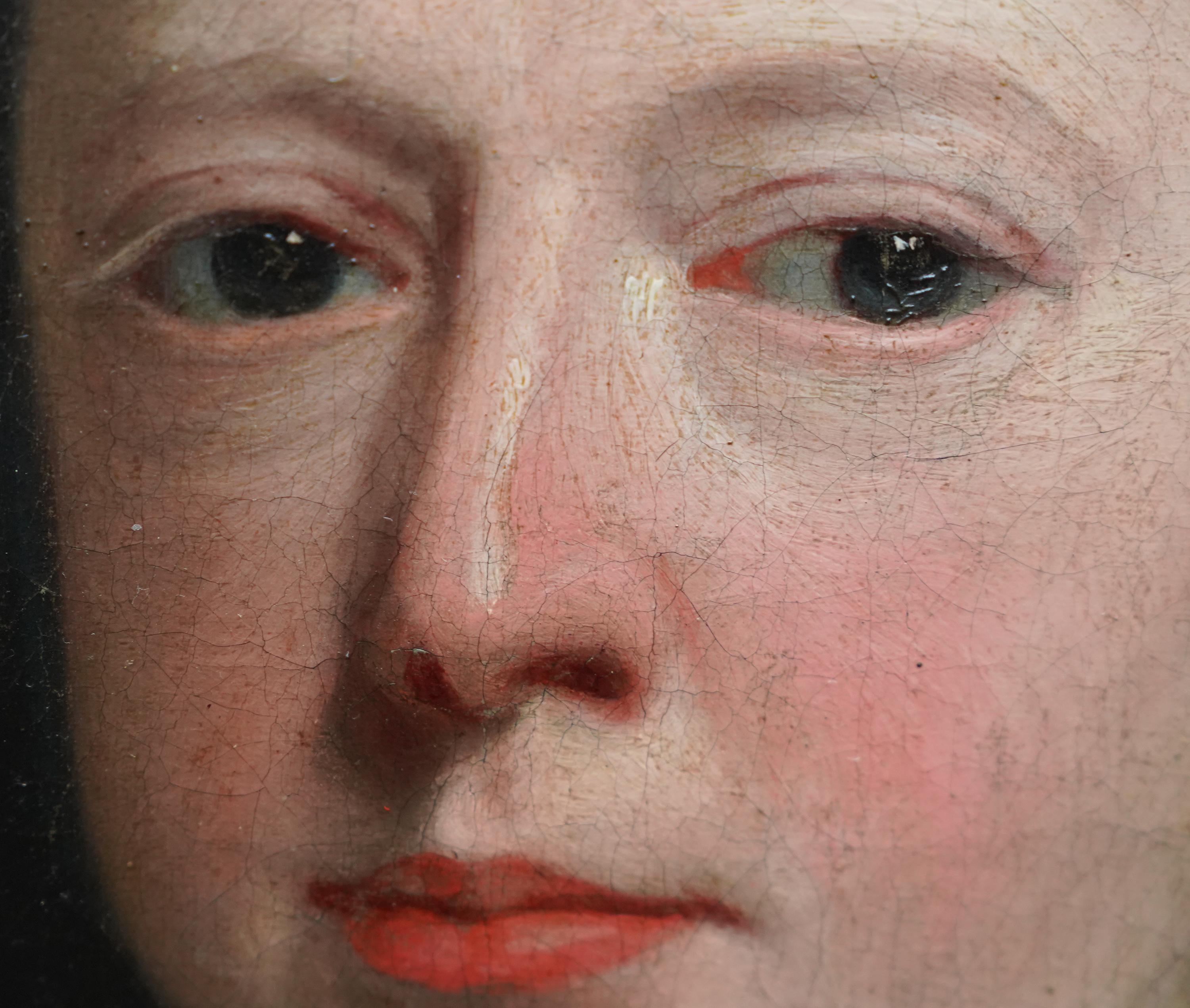 Portrait of a Lady - British 17th century art Old Master portrait oil ...