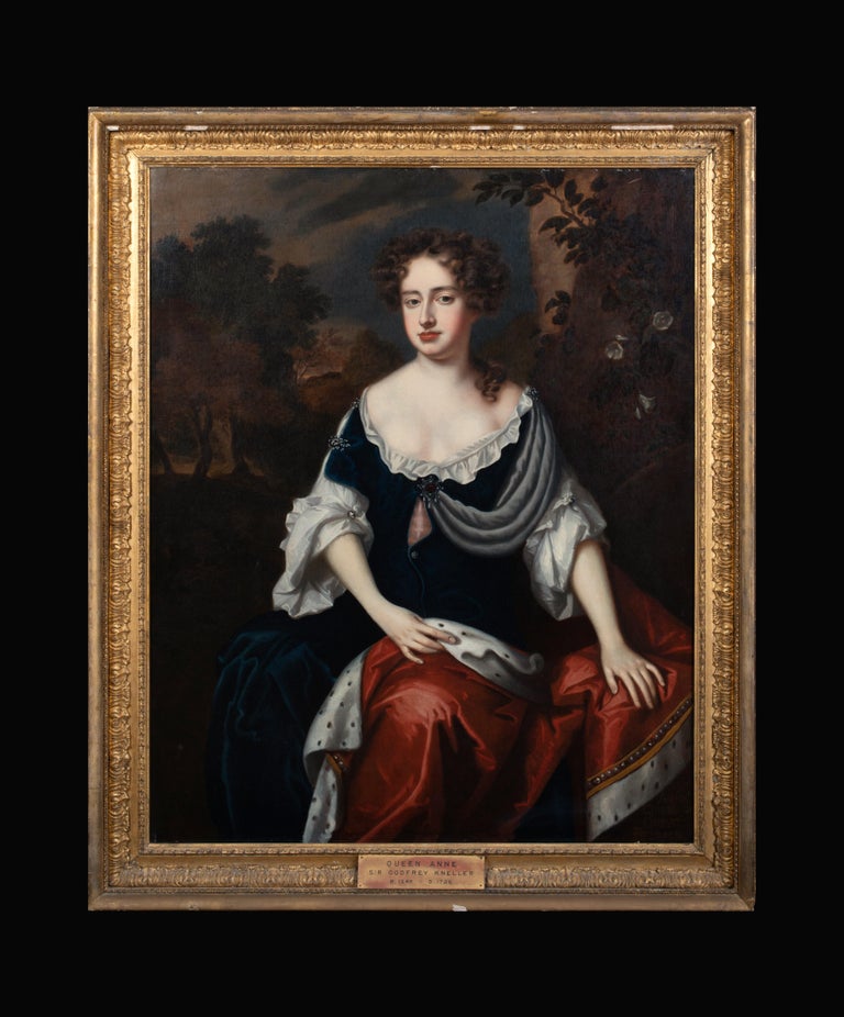 Portrait Of Queen Anne As Princess of Denmark (1665-1714), 17th Century ...