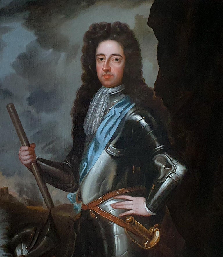 Sir Godfrey Kneller (Studio of) - Portrait of King William III circa ...
