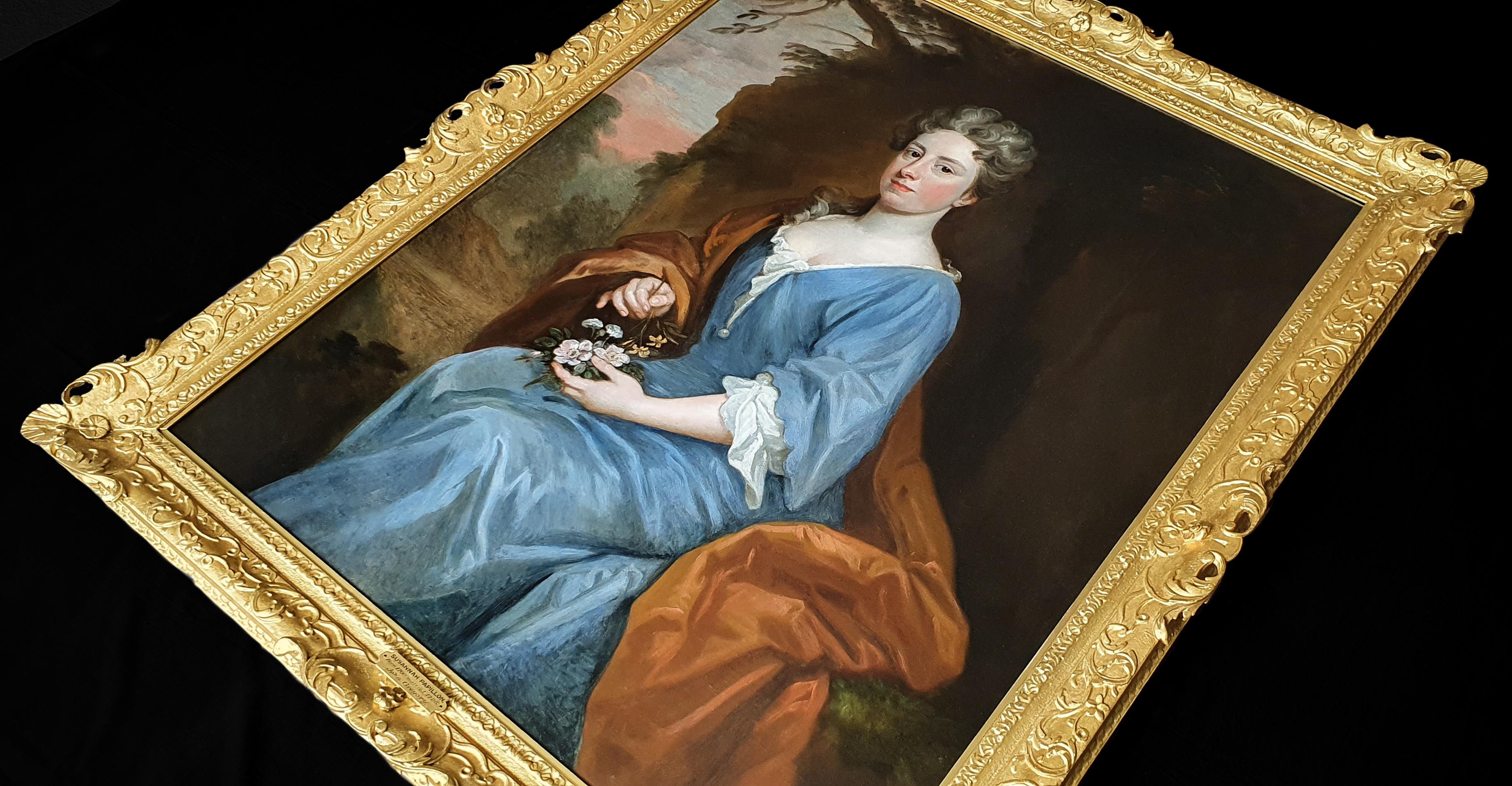 Sir Godfrey Kneller (Studio of) - Portrait of a Lady, Susannah Papillon ...