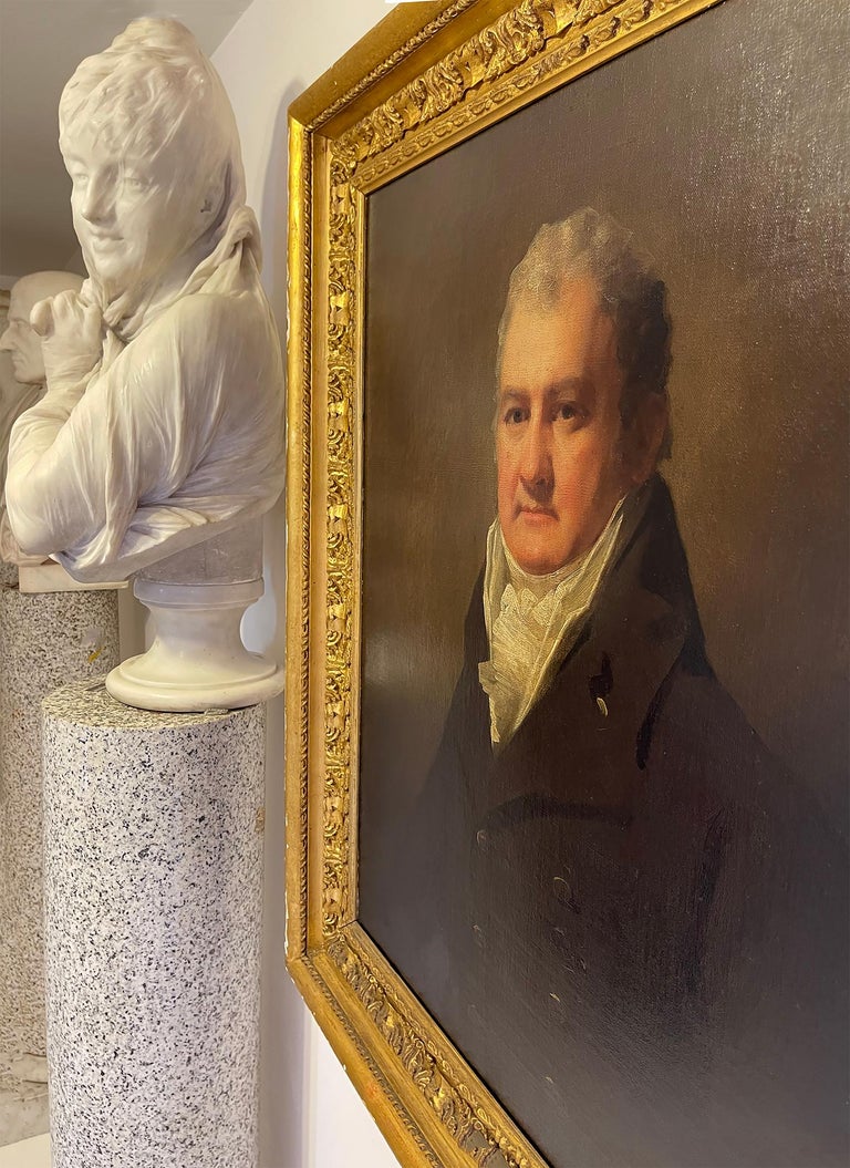 Sir Henry Raeburn - Half Length Portrait of Mr. Robertson of Edinburgh ...