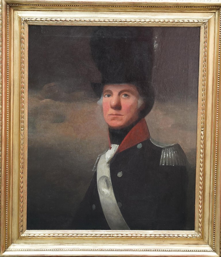 Portrait of a Military Gentleman - Scottish Old Master art 1800 oil ...