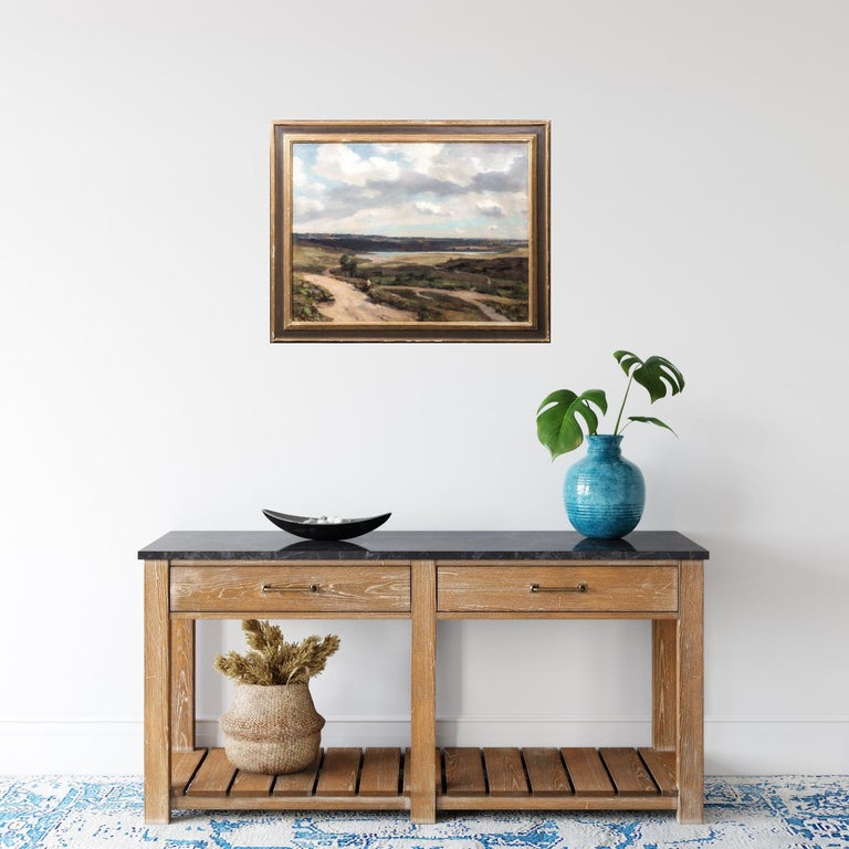 Sir Herbert Edwin Pelham Hughes Stanton - Figure In A Landscape, dated ...