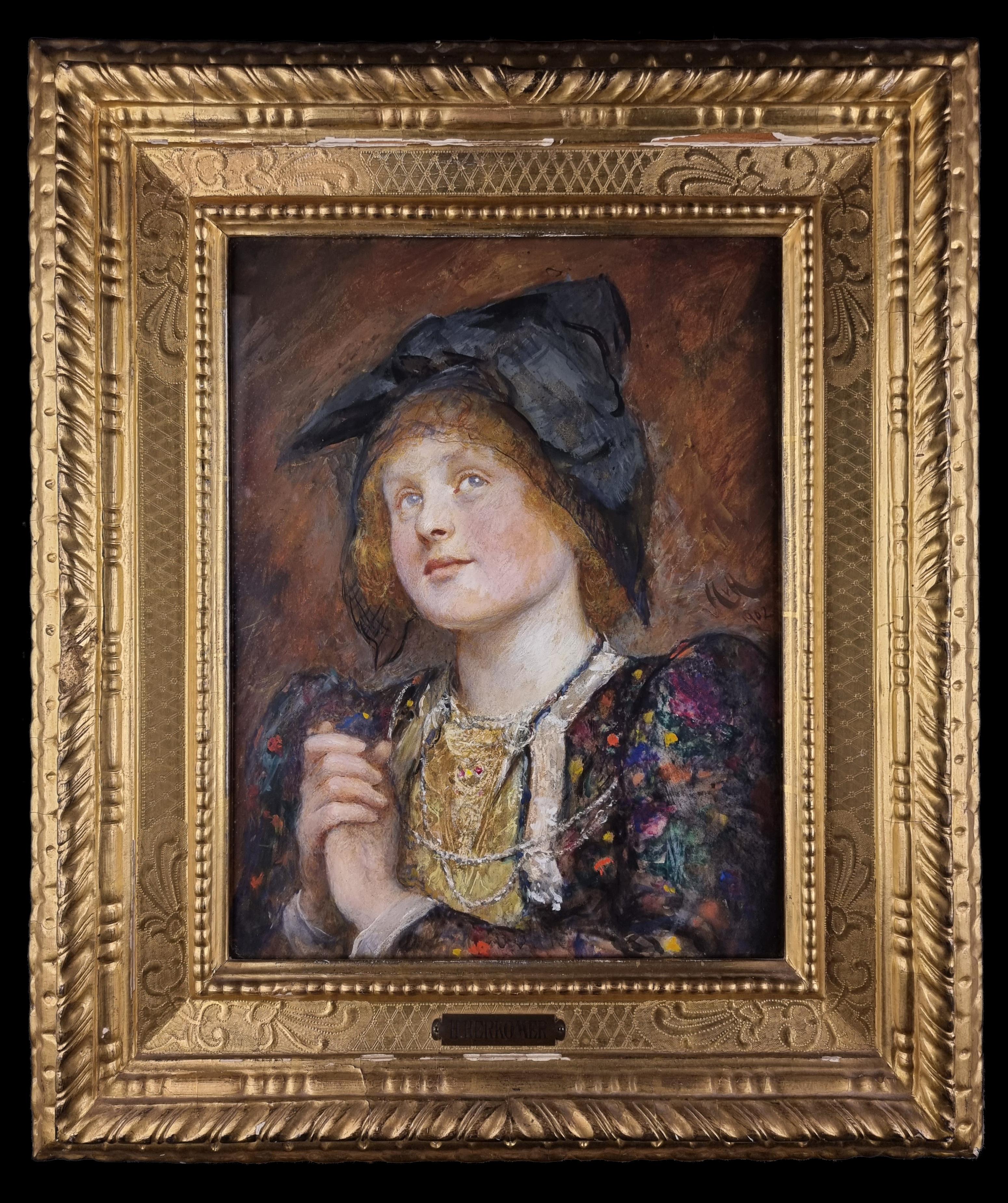 Albert Matignon - Portrait of a woman by Albert Matignon at 1stDibs
