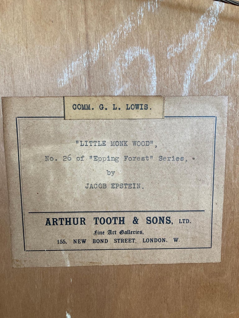 Sir Jacob Epstein - Sir Jacob Epstein, Woodland scene, Jewish Modernist ...
