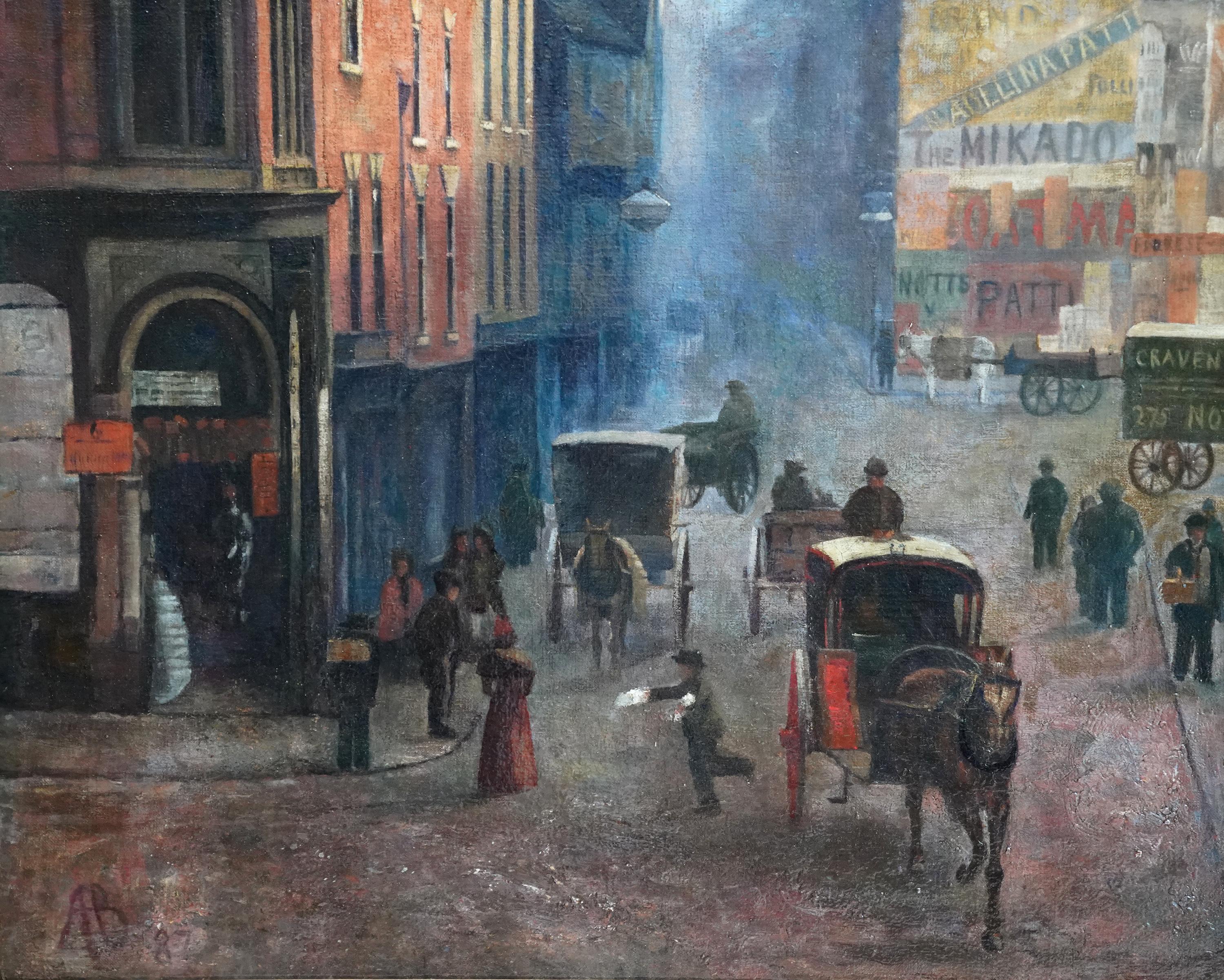 Sir John Arnesby Brown - Victorian Nottingham City Landscape 1887 ...