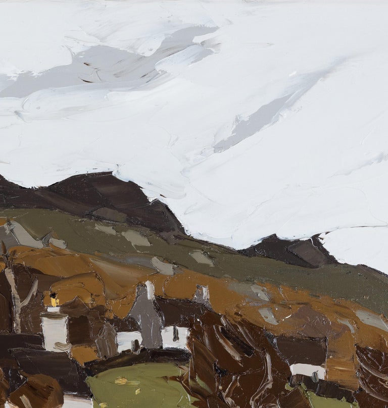 Sir Kyffin Williams - 20th Century Welsh landscape painting 'Farm at ...