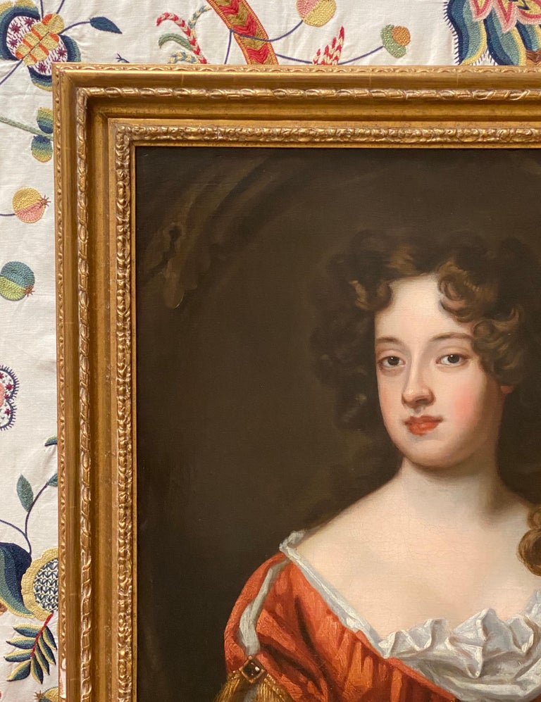 Sir Peter Lely - Late 17th Century English Portrait of a Lady in a Red ...