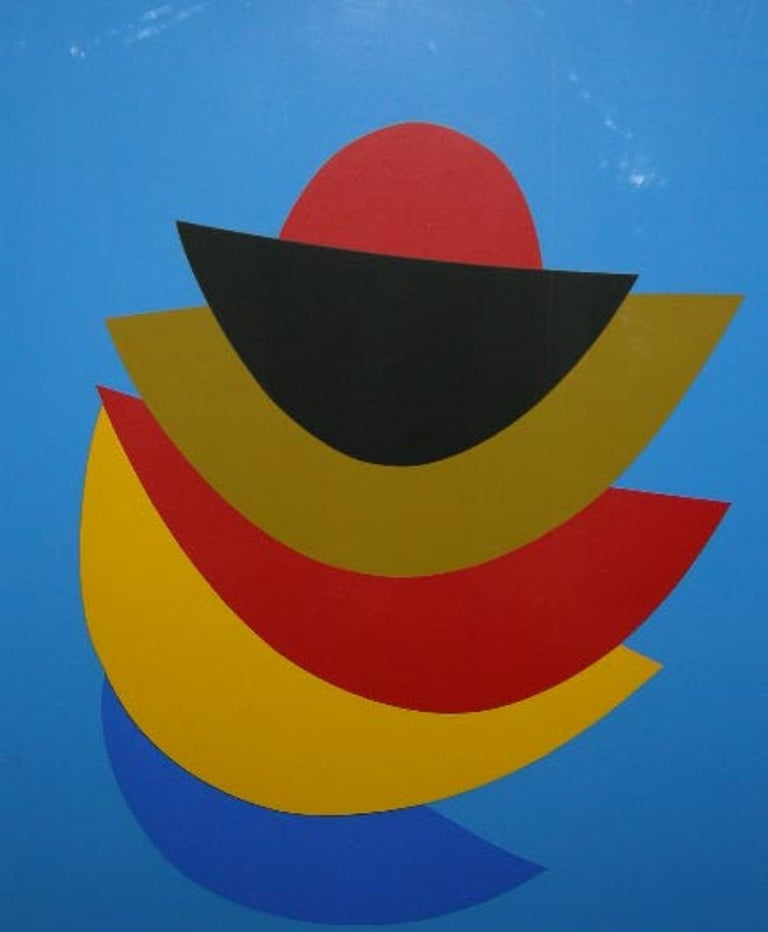 Sir Terry Frost - Black Moon and Ochre at 1stDibs