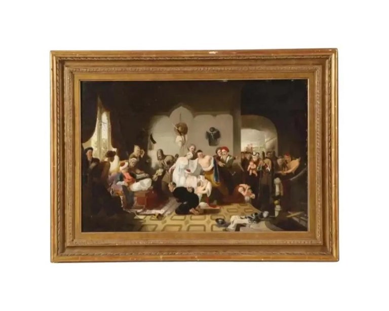 Sir William Allan "Circassian Captives" Oil Board Painting For Sale at ...