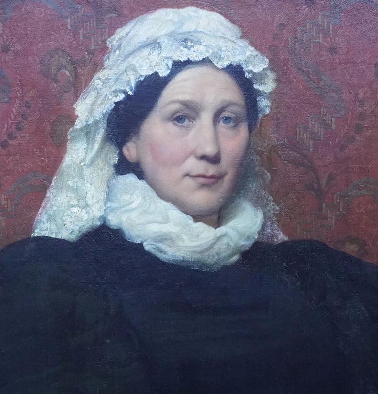 Sir William Blake Richmond - Portrait of Sarah Kelsall, 2nd Wife of ...