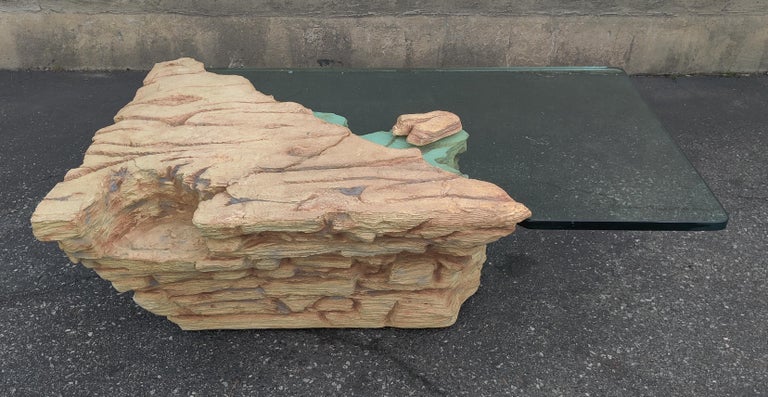 Sirmos Attribution Rock Quarry Coffee Table Mid Century Modern Circa ...