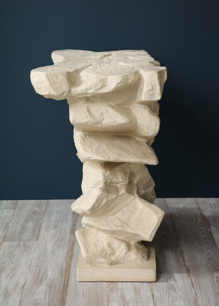 Sirmos Midcentury White Plaster Console Table after Emilio Terry For ...