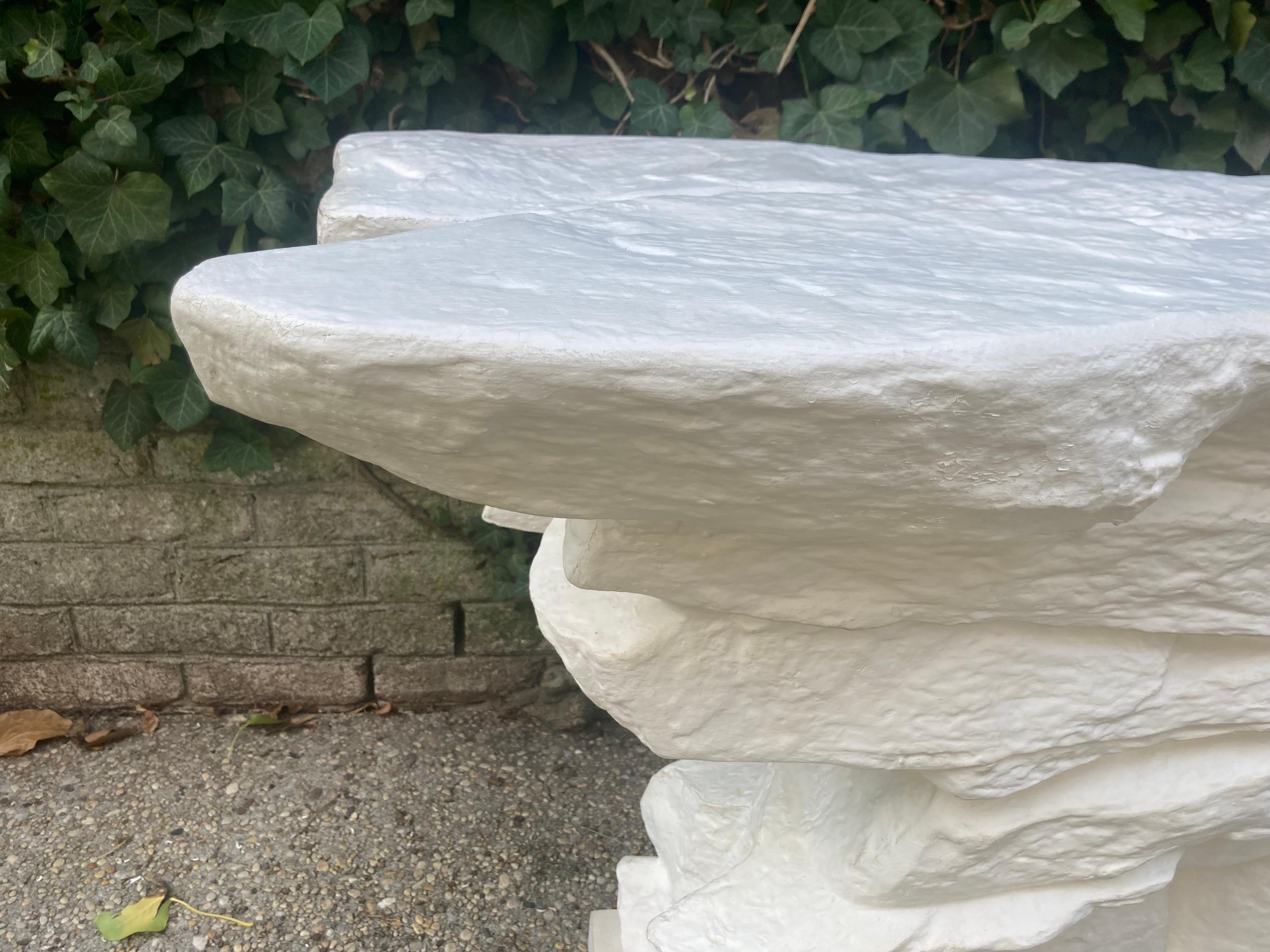 Sirmos Plaster Console Table at 1stDibs